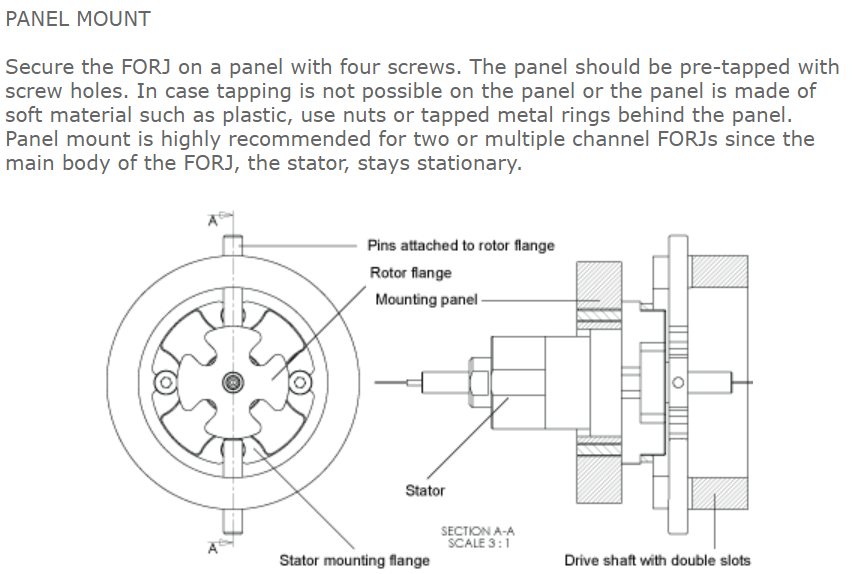 FORJ Mounting Instruction, Handling, and Maintenance - Princetel